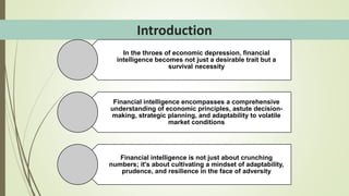 Financial Intelligence in a Depressed Economy | PPTX