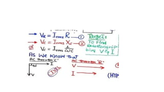 series circuit of capacitor and resistance | PPTX | Computer Networking | Computing