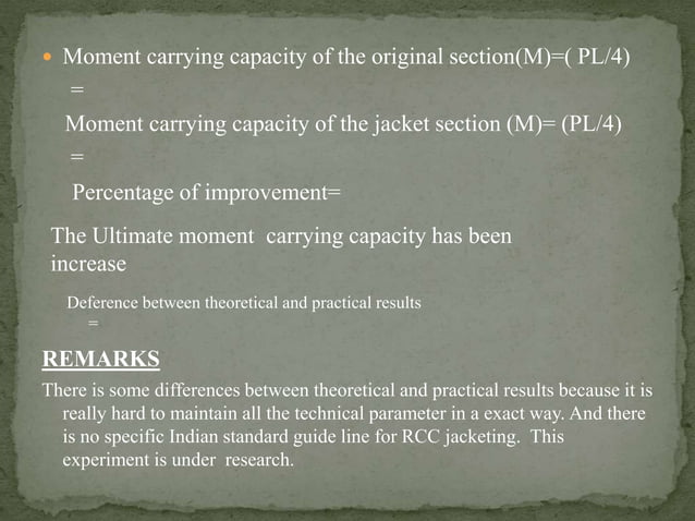 Rcc jacketing | PPTX