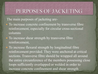 Rcc jacketing | PPTX