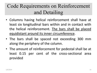 RCC column_Shortly Axially Loaded column.pptx | Physics | Science