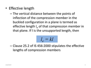 RCC column_Shortly Axially Loaded column.pptx | Physics | Science
