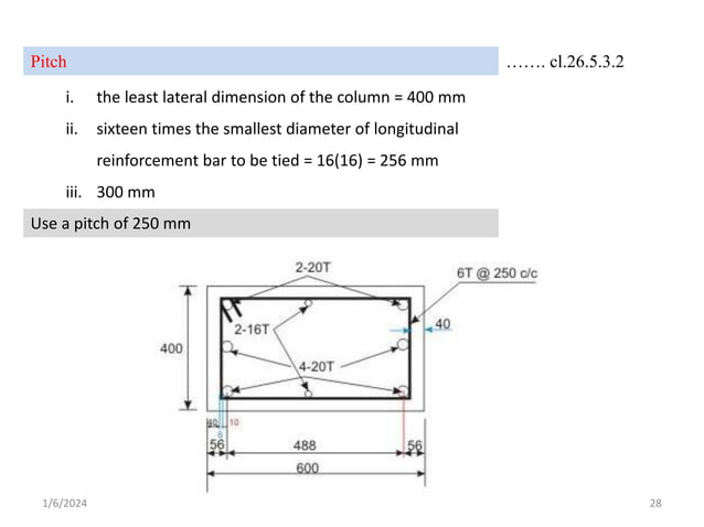 RCC column_Shortly Axially Loaded column.pptx | Physics | Science
