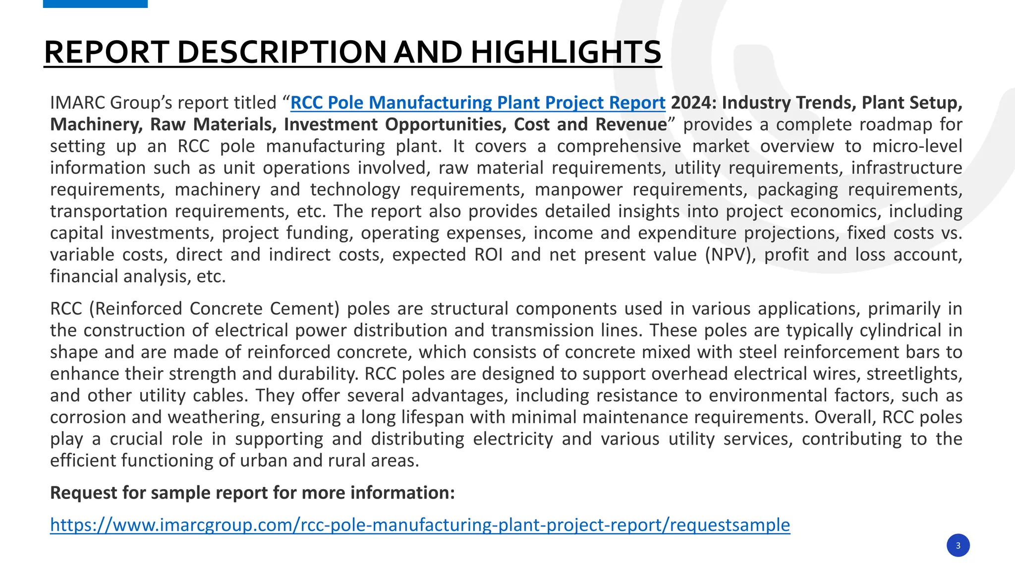 RCC Pole Manufacturing Plant Cost, Manufacturing Process, Machinery and Raw Materials ...