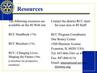 Rcc presentation en | PPT