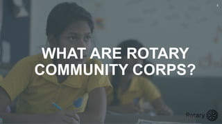 Rotary Community Corps Management | PPTX