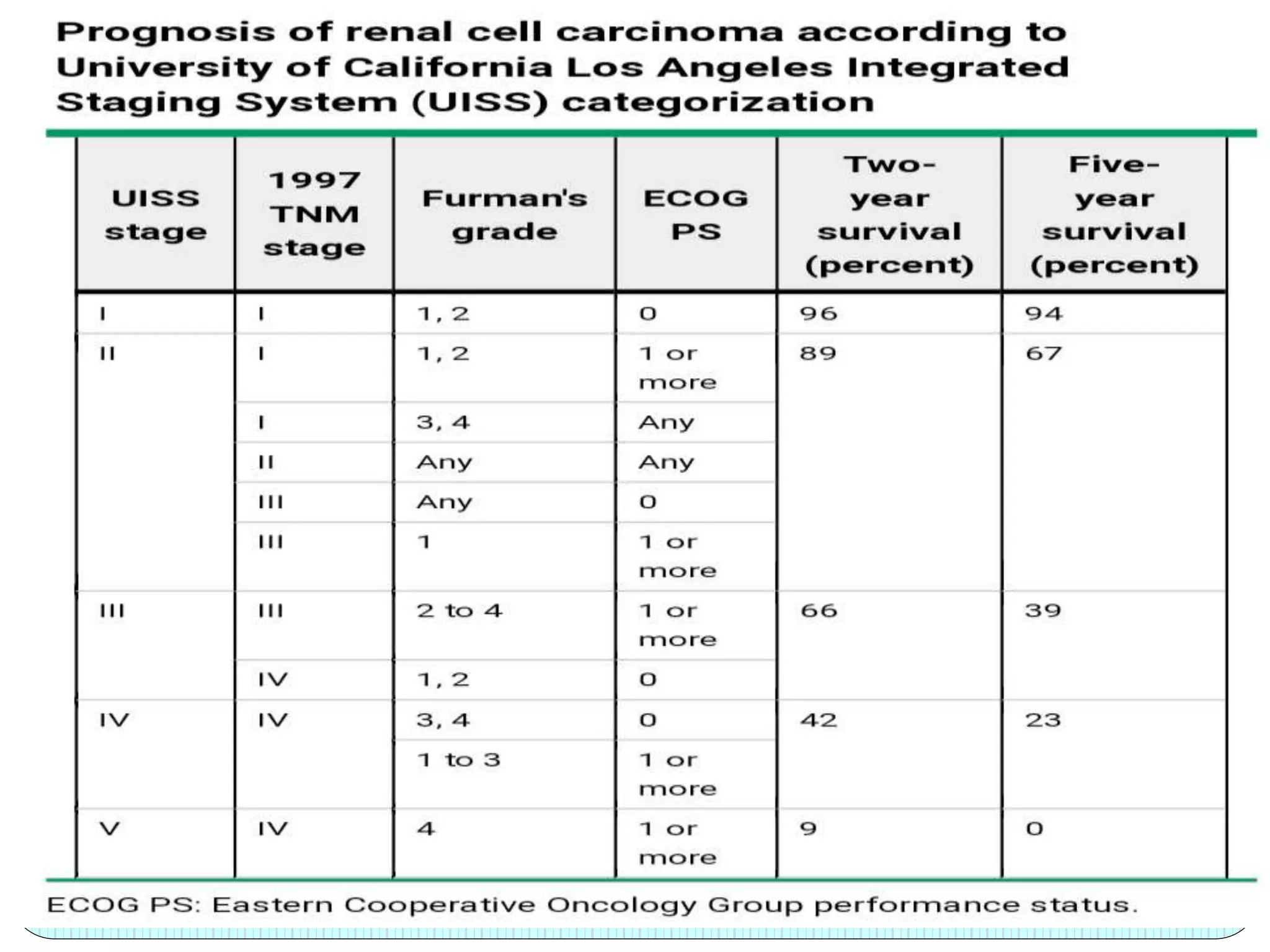 Renal Cell Carcinoma Risk Stratification | PPTX