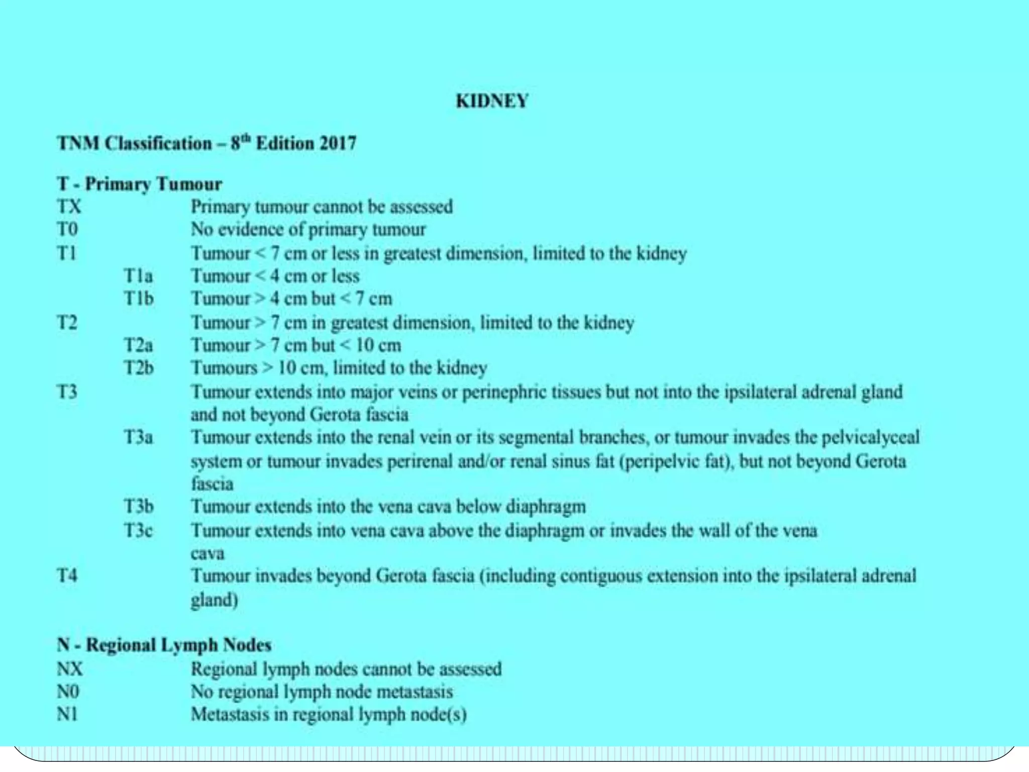 Renal Cell Carcinoma Risk Stratification | PPTX