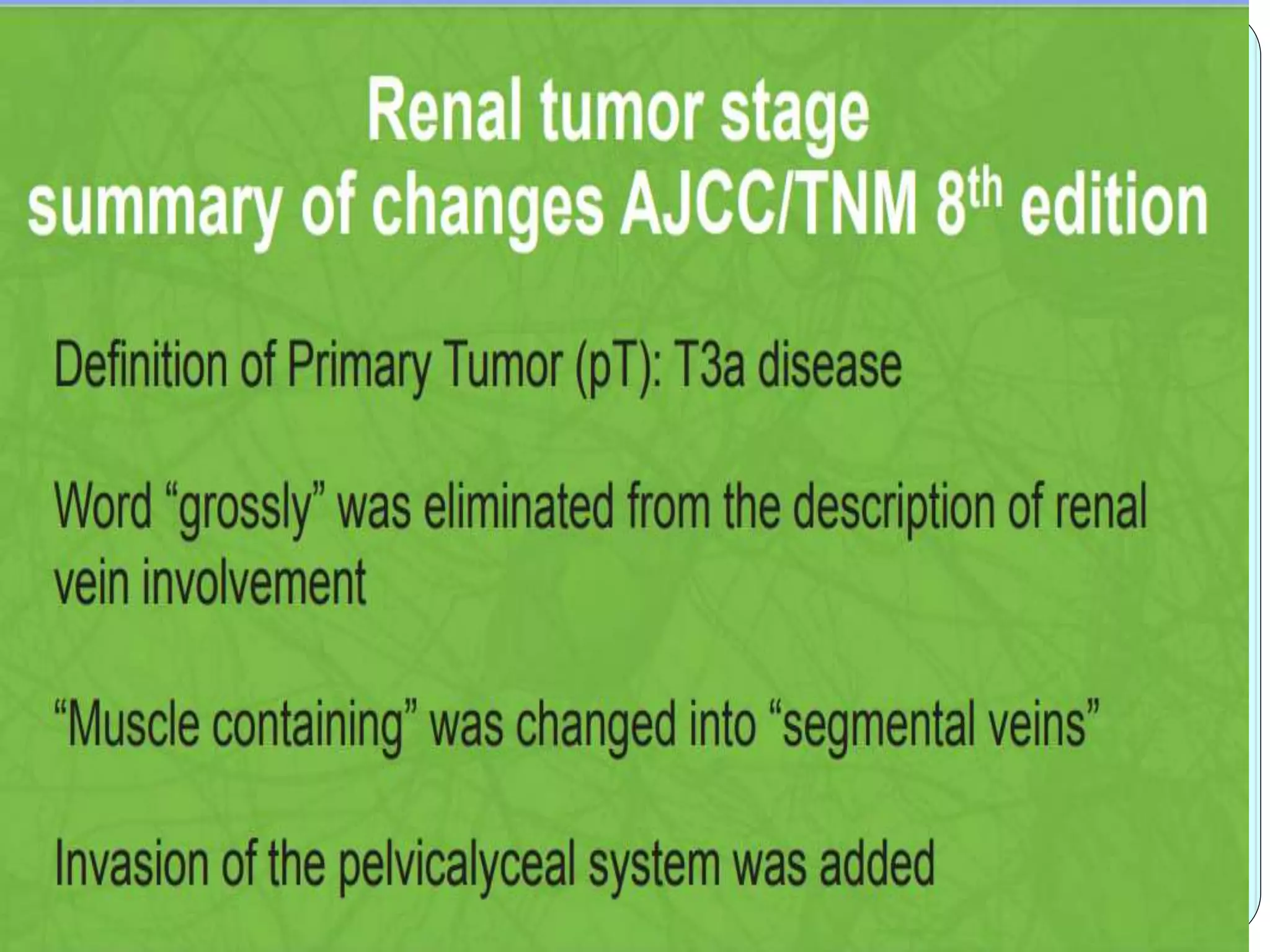 Renal Cell Carcinoma Risk Stratification | PPTX