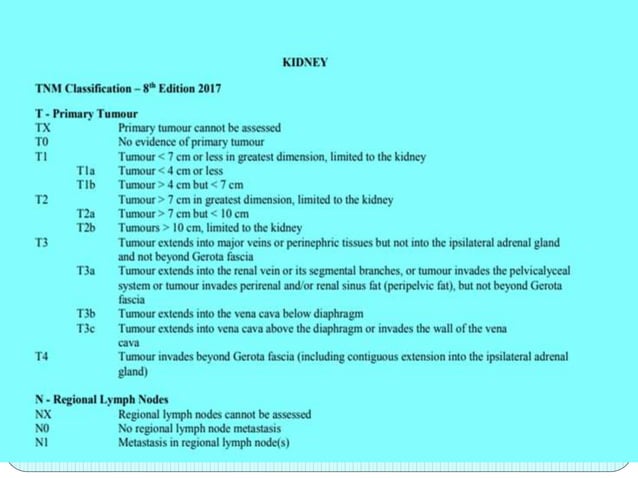 Renal Cell Carcinoma Risk Stratification | PPTX