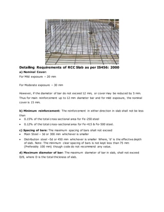 Rcc slab design guidelines | DOCX