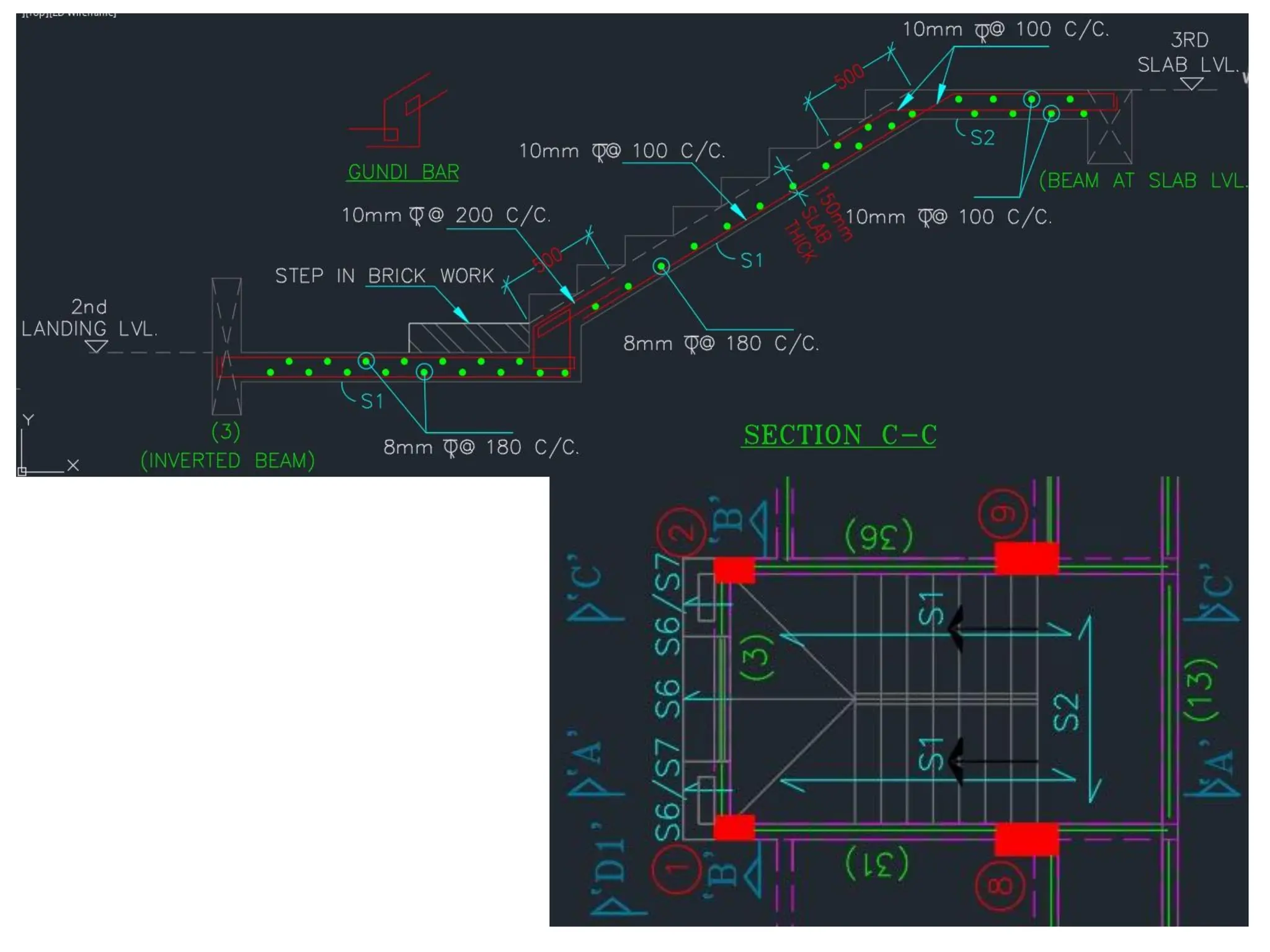 RCC Staircase.pdfffbkfgvbhjytfrrtyggfffffc | PDF