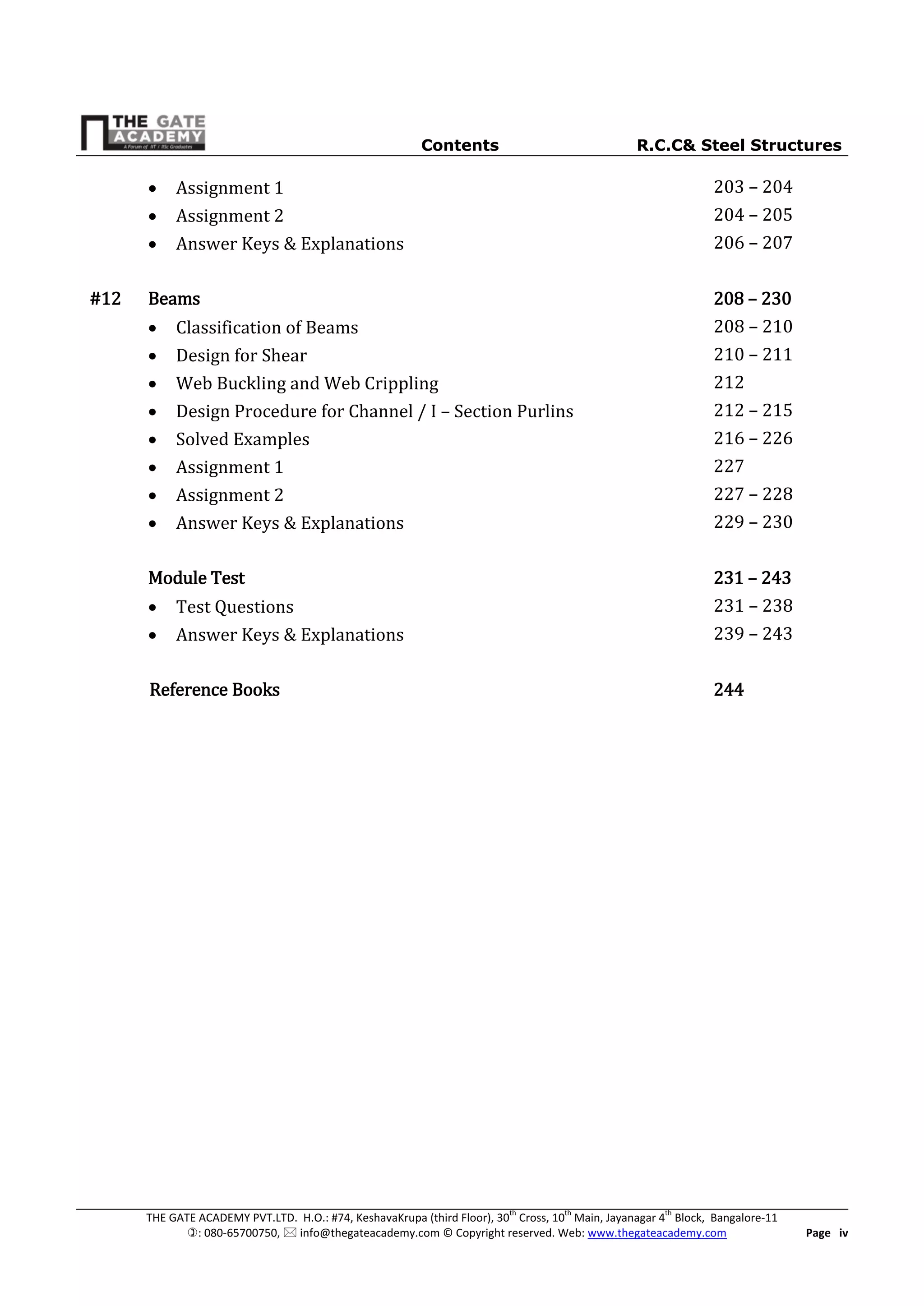Civil Engineering : Rcc & steel structures, THE GATE ACADEMY | PDF