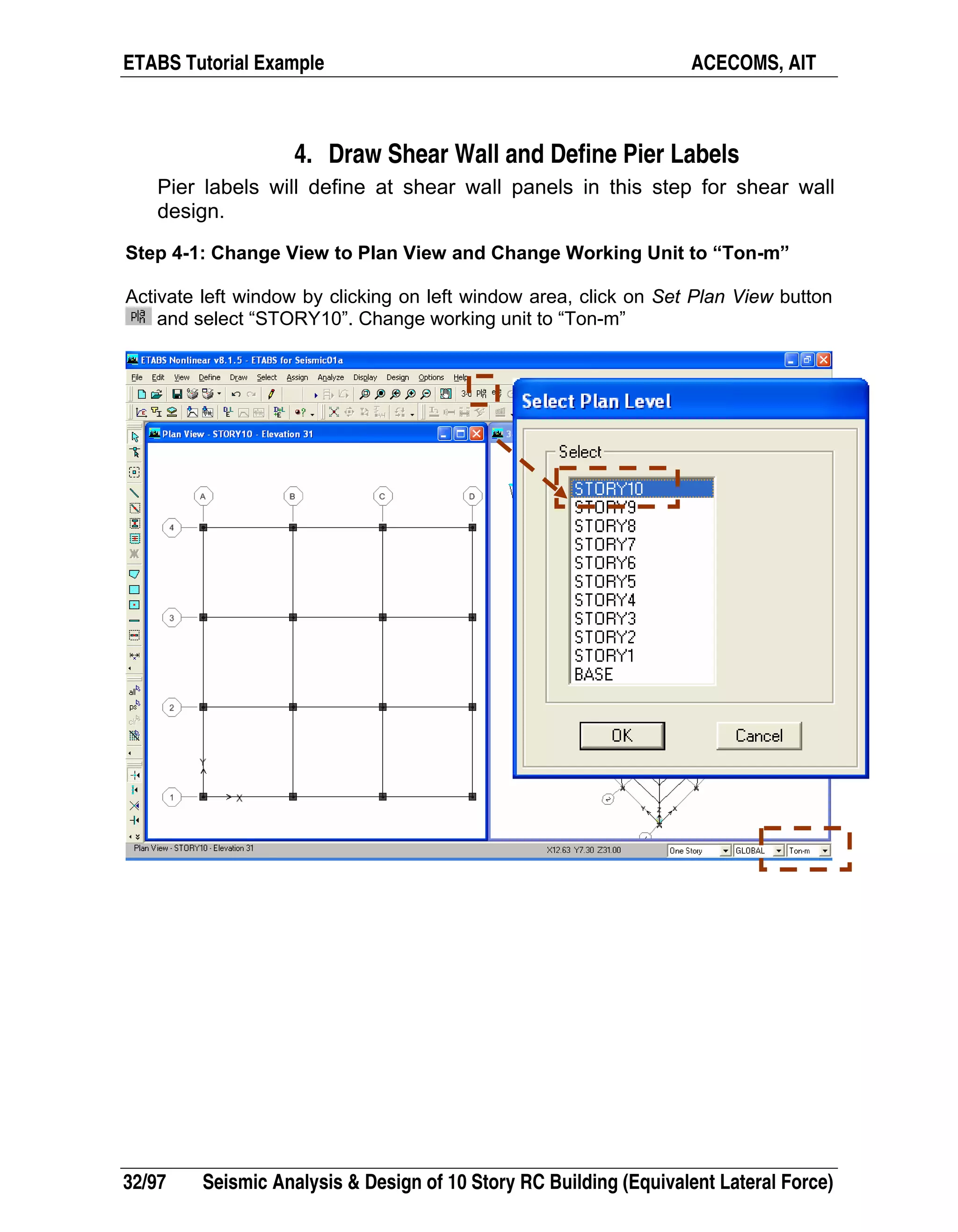 Rcc structure design by etabs (acecoms) | PDF