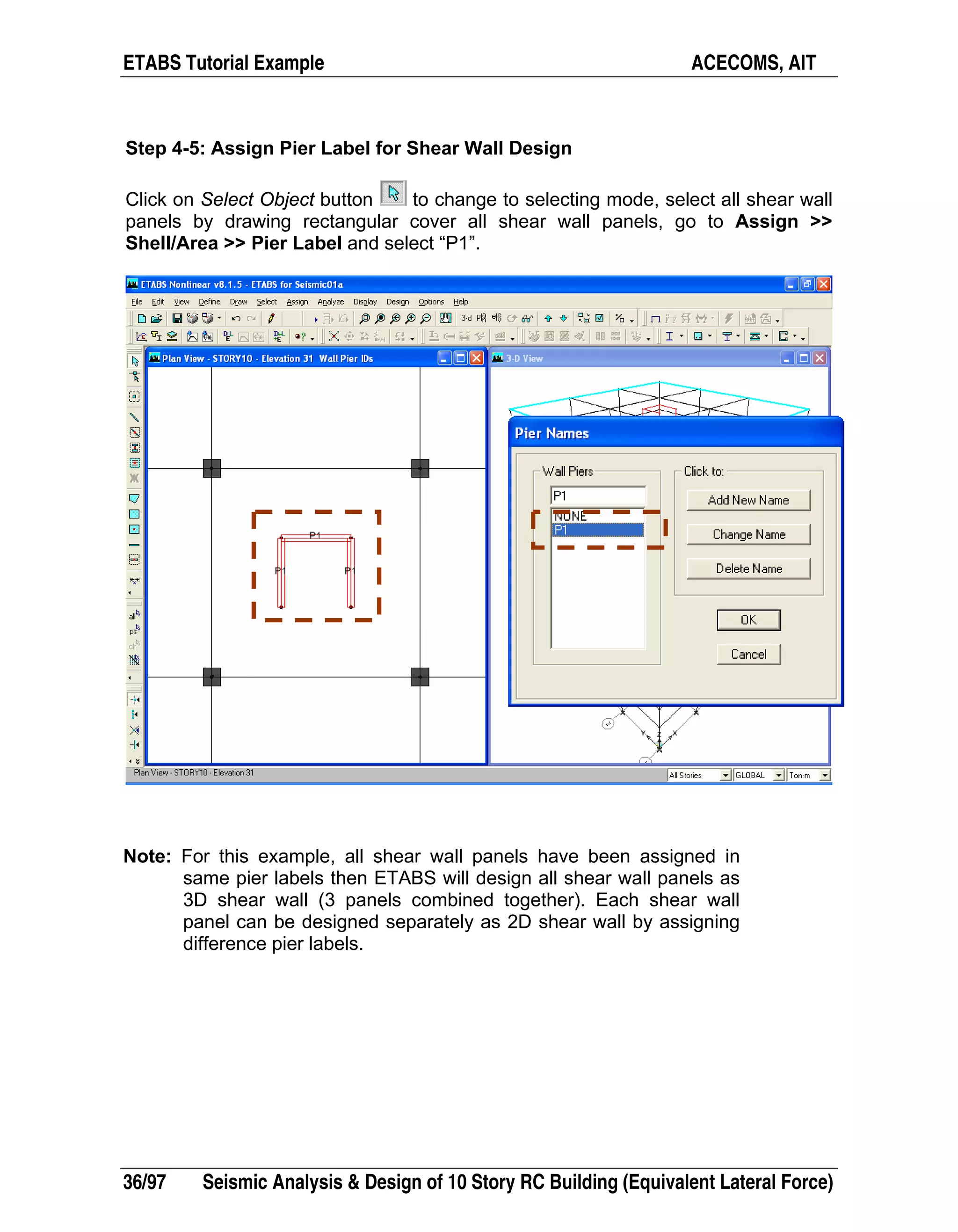 Rcc structure design by etabs (acecoms) | PDF