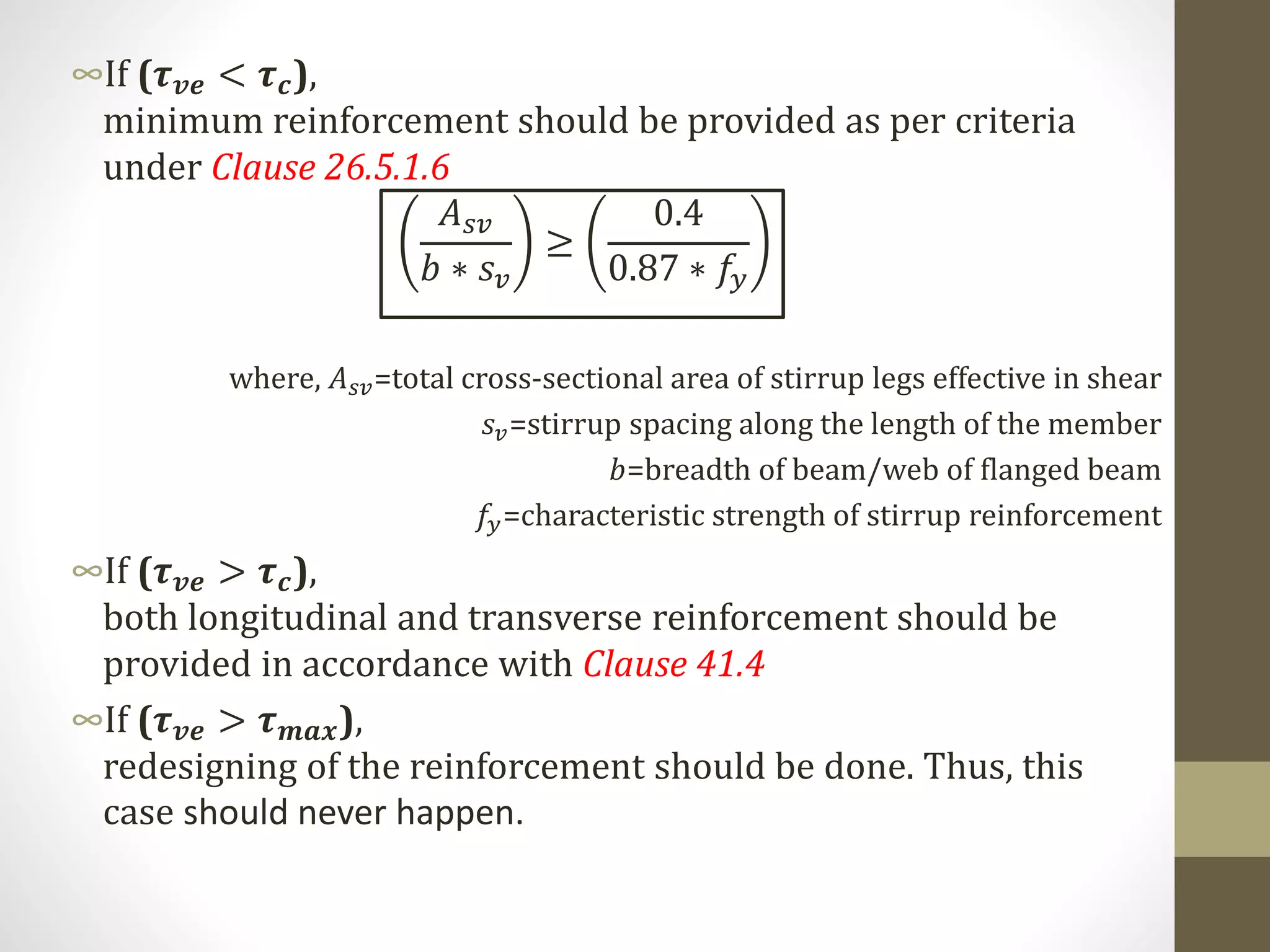 Design of torsion reinforcement | PDF