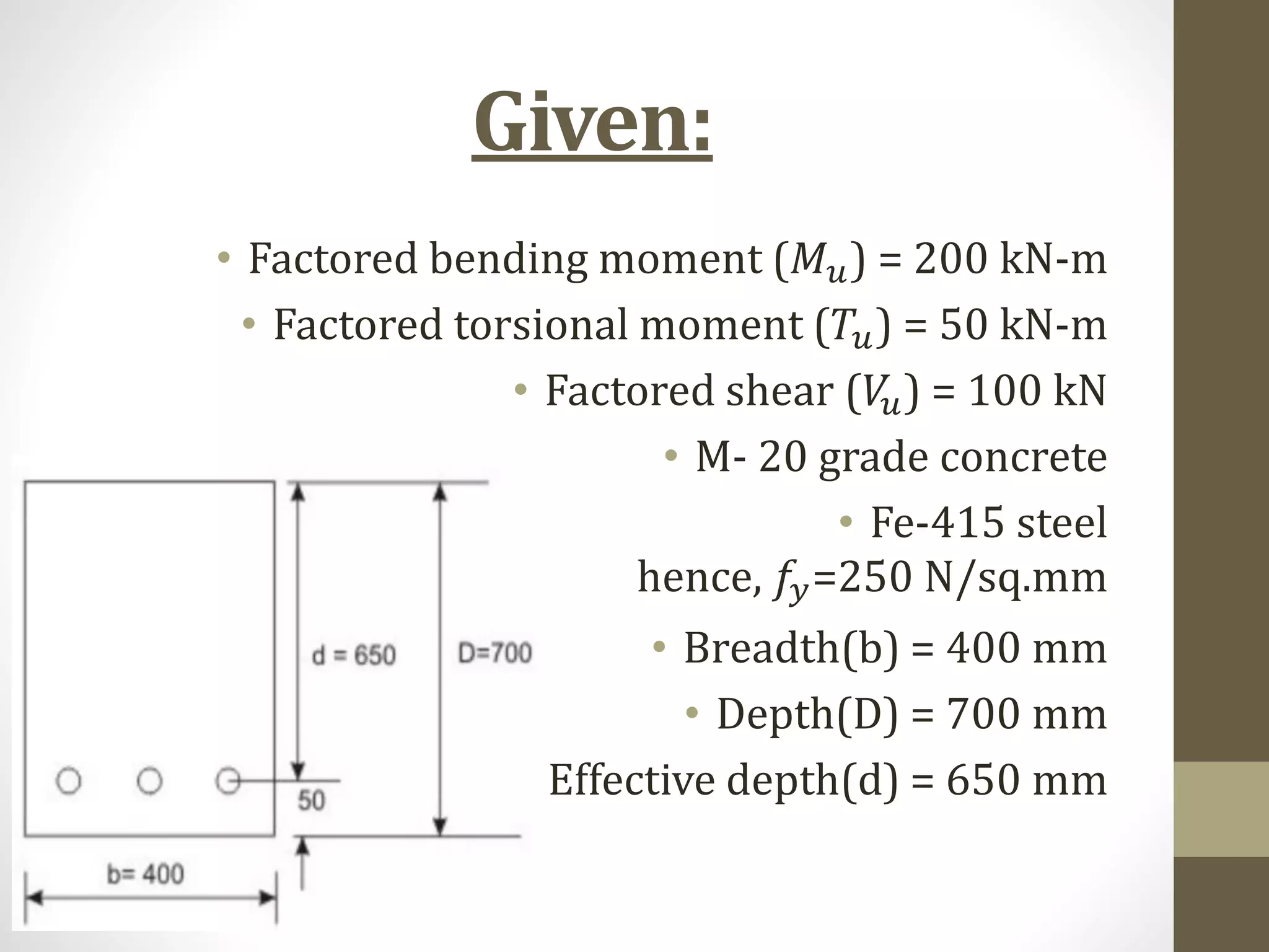 Design of torsion reinforcement | PDF