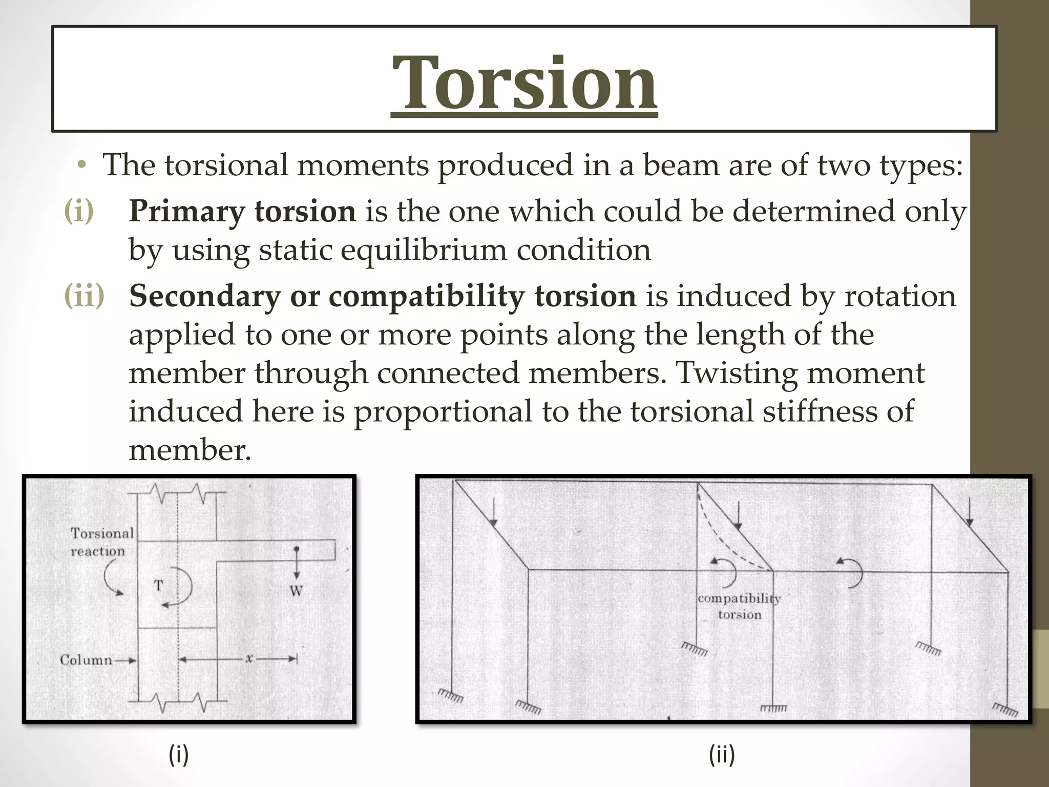 Design of torsion reinforcement | PDF