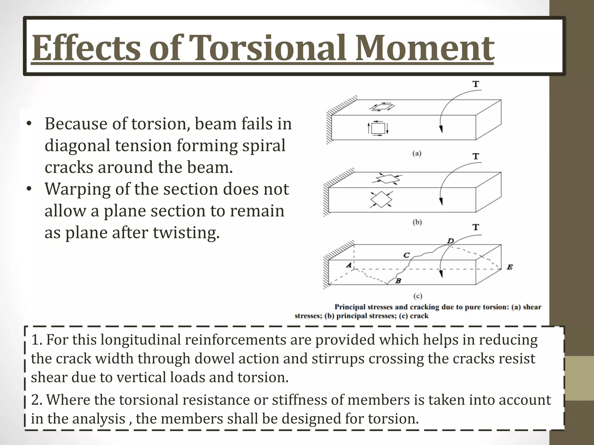 Design of torsion reinforcement | PDF