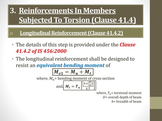 Design of torsion reinforcement | PDF | Physics | Science