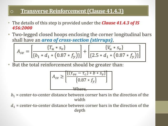 Design of torsion reinforcement | PDF | Physics | Science