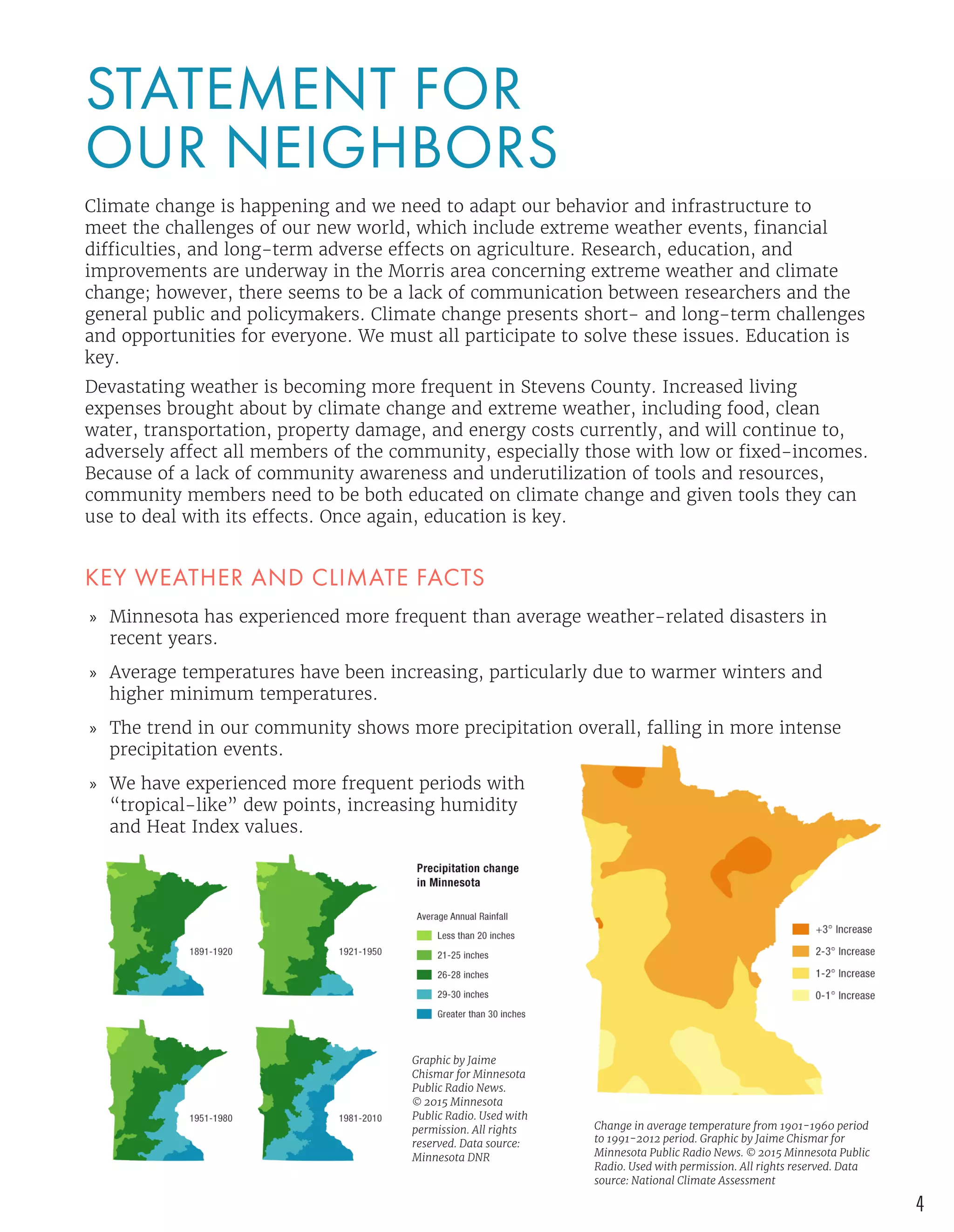 Rural Climate Dialogues: Morris | PDF