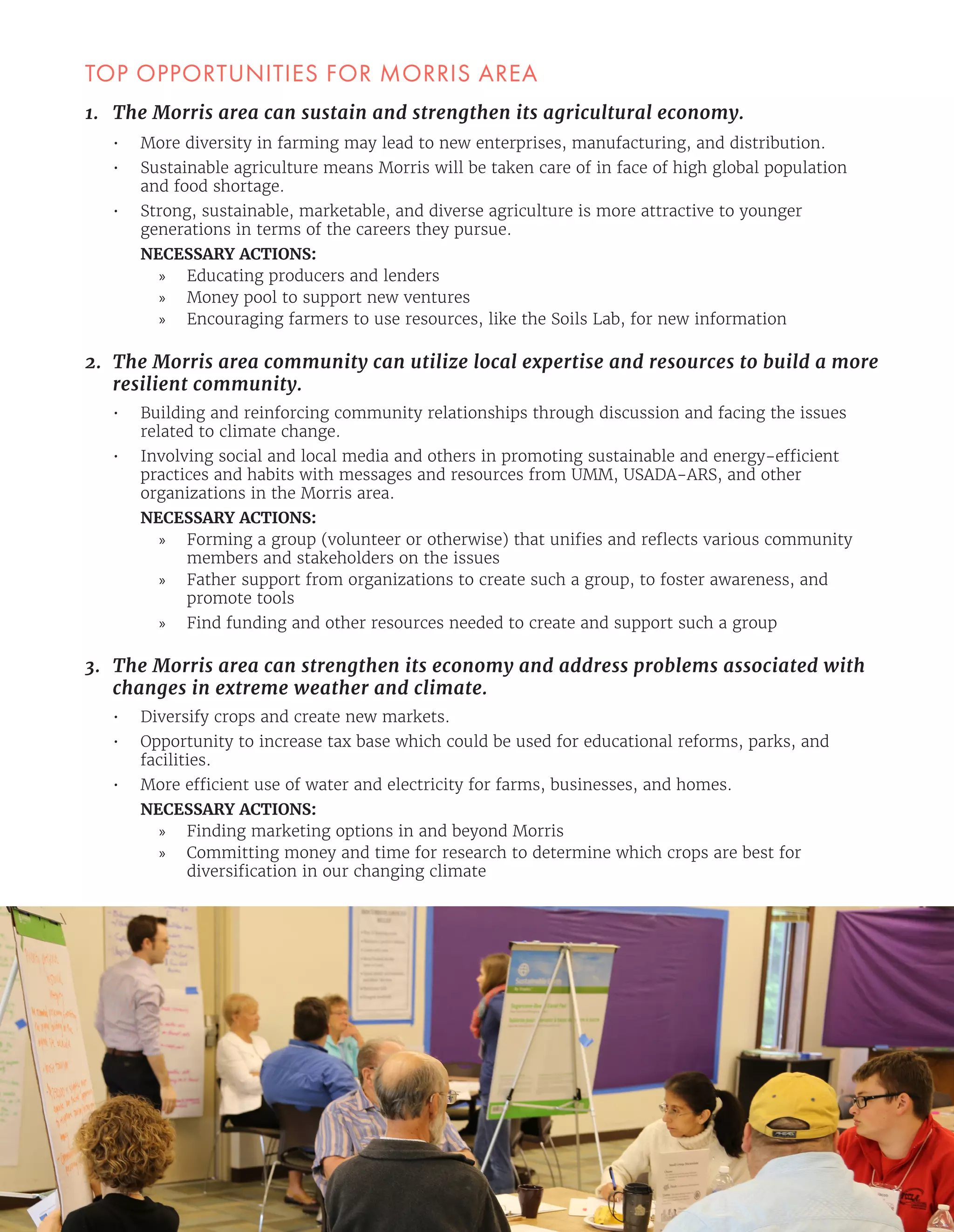 Rural Climate Dialogues: Morris | PDF