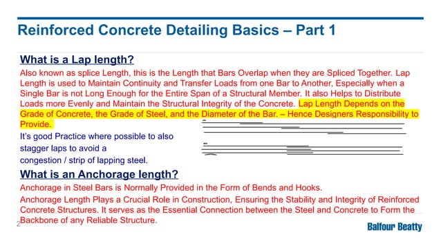 Reinforced Concrete Detailing Basics knowledge | PPT