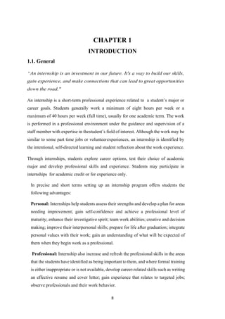 RCD INTERNSHIP REPORT | PDF