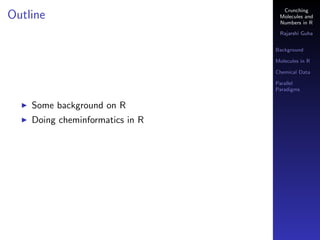 Crunching Molecules and Numbers in R | PDF | Programming Languages | Computing