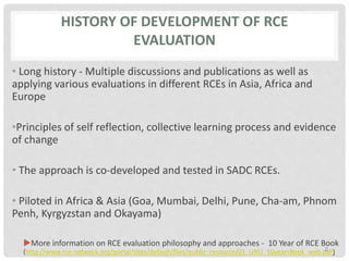 RCE Assessment as Learning and Empowerment - The Start-Up Tool | PPTX ...