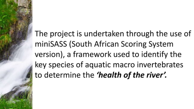 Adopt a River Initiative | PPTX | Science