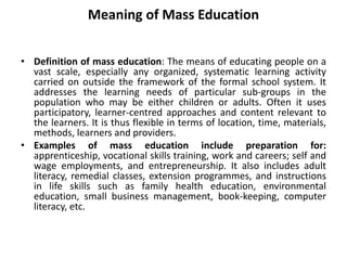 Mass Education Strategies for Climate Change Mitigation and Adaptation ...