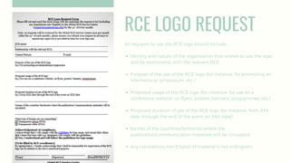 RCE Logo and Social Media Guidelines Overview | PPT