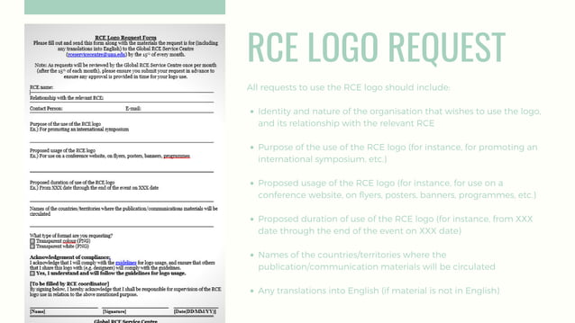 RCE Logo and Social Media Guidelines Overview | PPT