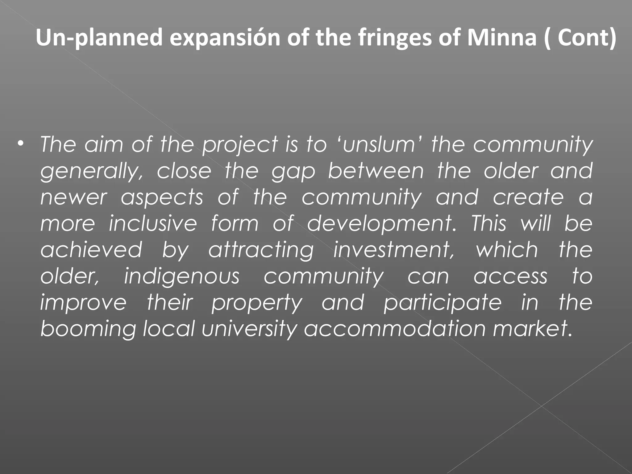 The Unslumming Minna Project: A Path to Sustainable and Inclusive Urbanization | PPT ...