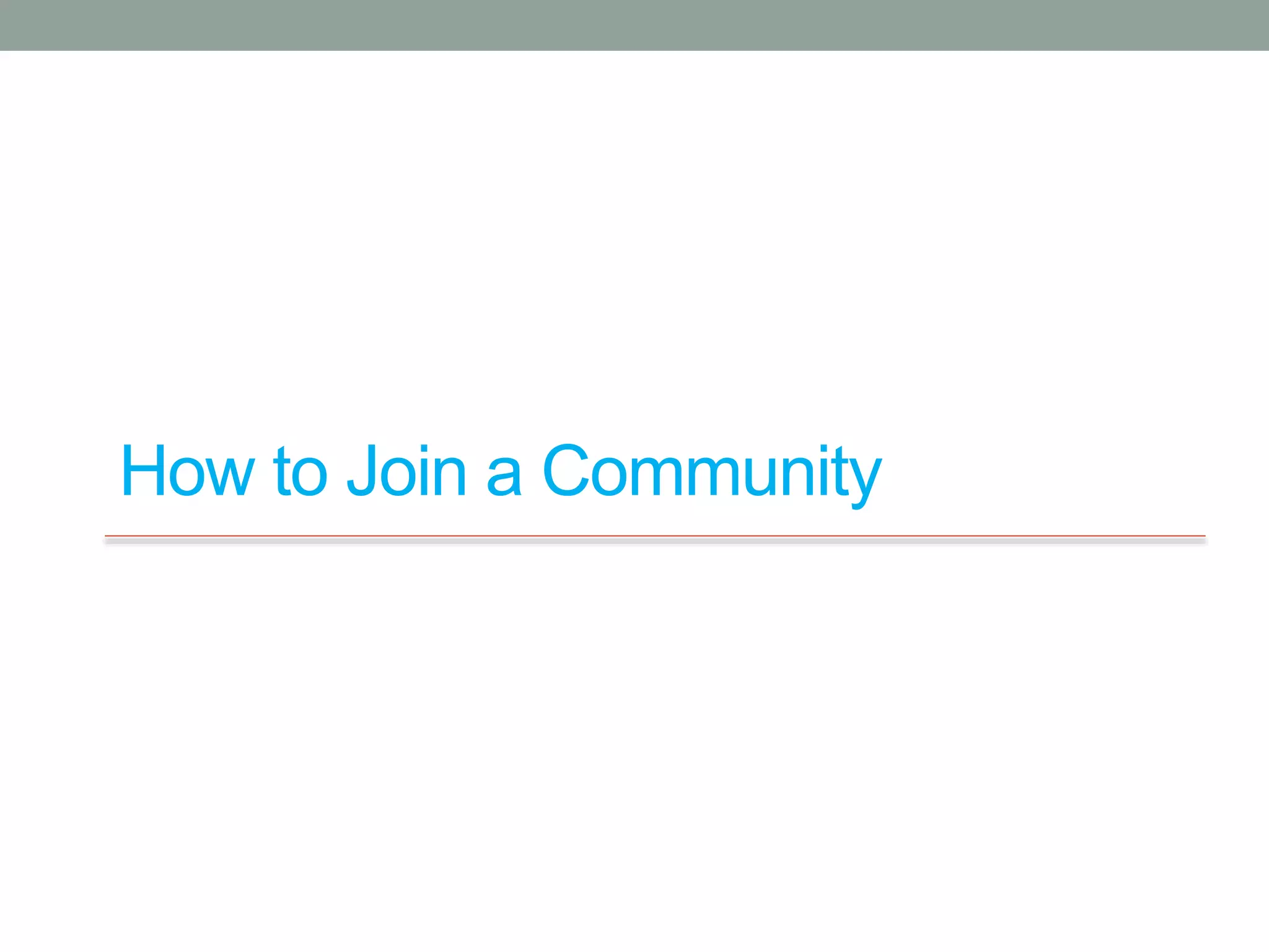 RCE Portal Tutorial 101 - how to join a community and join a discussion ...