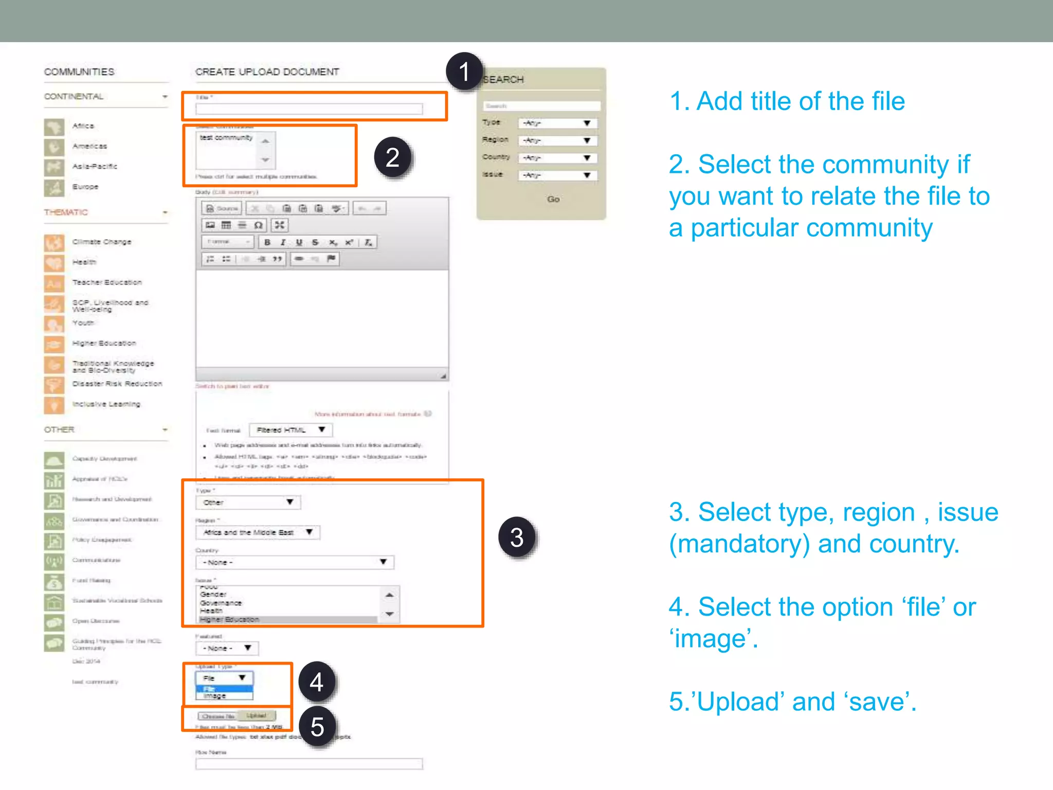 RCE Portal Tutorial 101 - Uploading Files | PPTX