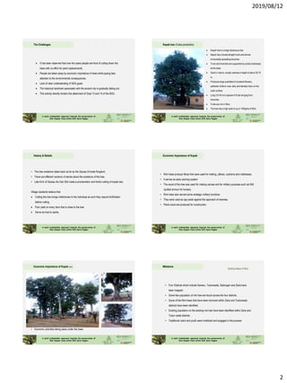 A Multi-Stakeholder Approach Towards the Preservation of Rimi (Kapok ...