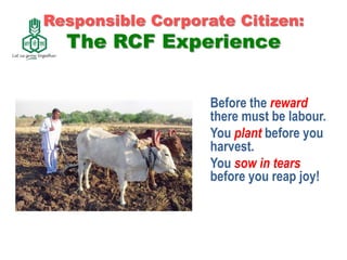 NIPM ISTD Seminar 2012 -RCF | PPT