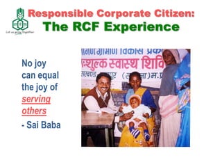 NIPM ISTD Seminar 2012 -RCF | PPT