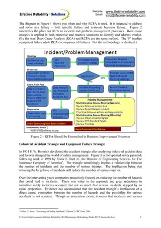 RCFA Success of Root Cause Failure Analysis | PDF