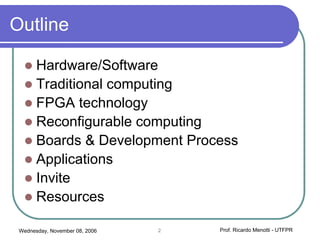 Reconfigurable Computing & FPGA Technology | PDF