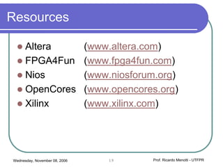 Reconfigurable Computing & FPGA Technology
