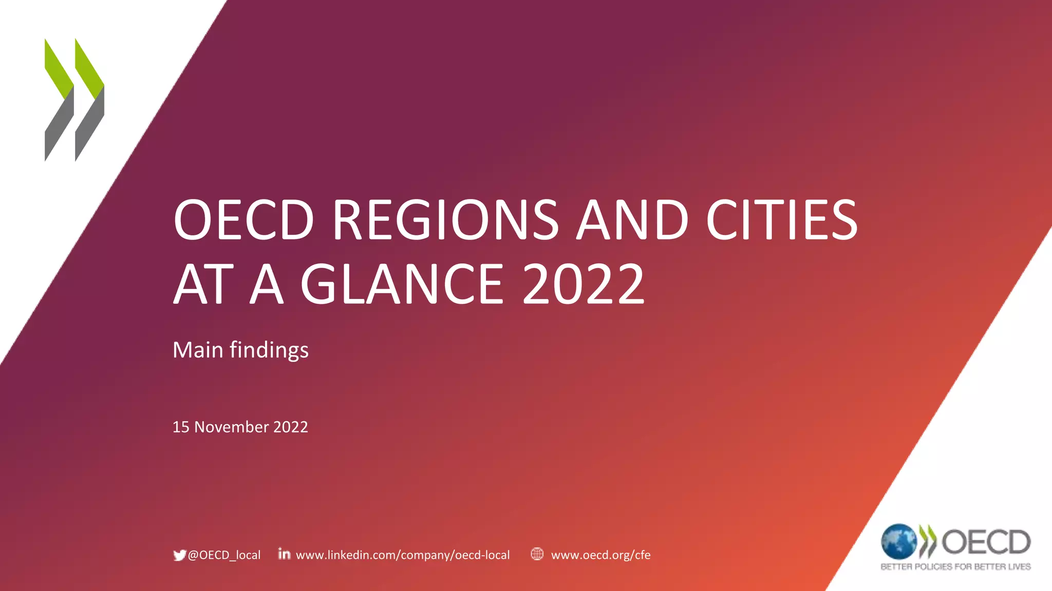 OECD Regions and Cities at a Glance 2022 | PPTX