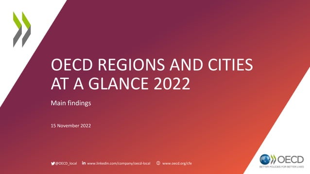 OECD Regions and Cities at a Glance 2022 | PPTX | Business | Business ...