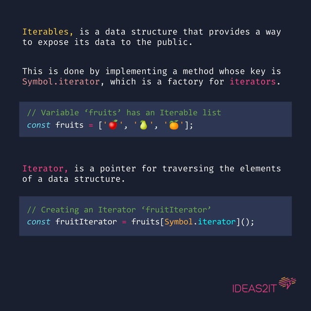 Iterables And Iterators In Javascript Pdf