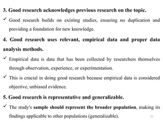 Chapter one: Introduction to research Methodologies | PPTX