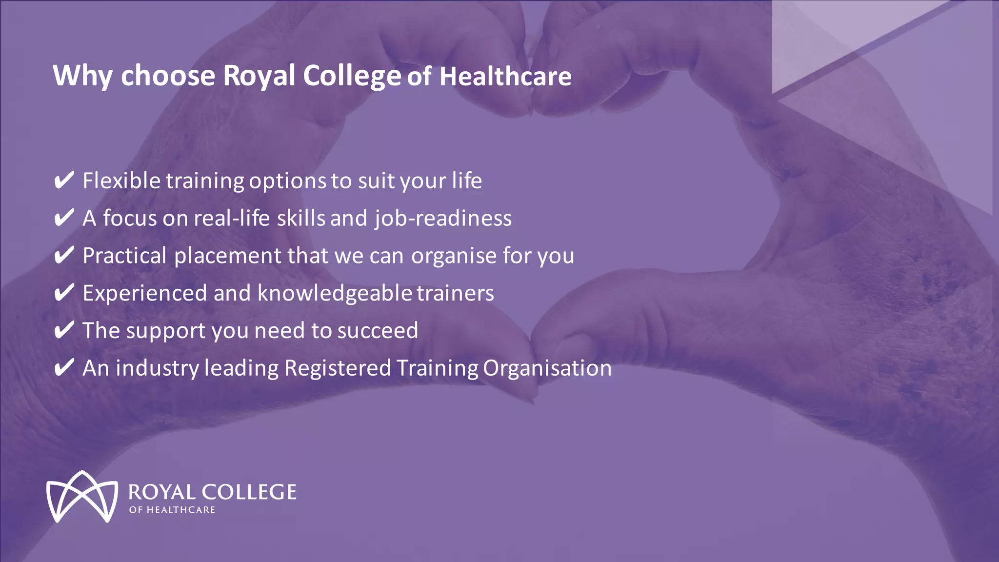 Study Certificate III in Individual Support [Royal College] CHC33015 | PPT