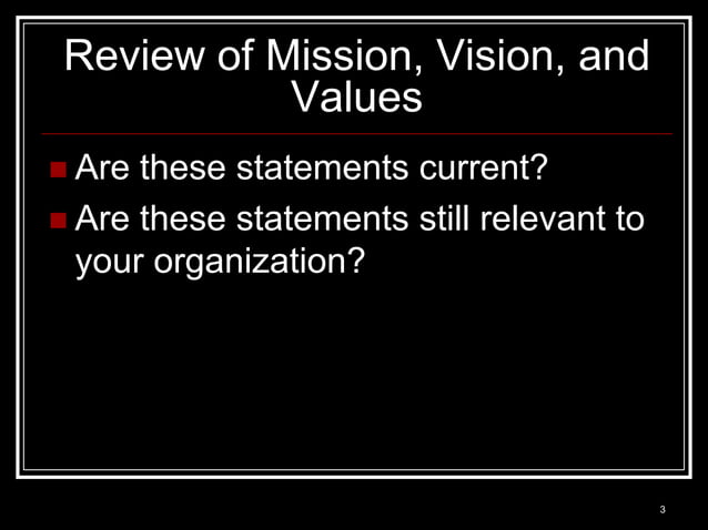 RCHC strategy session | PPT